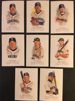 2007 Topps Allen & Ginter Seattle Mariners Team Set 8 Cards | eBay