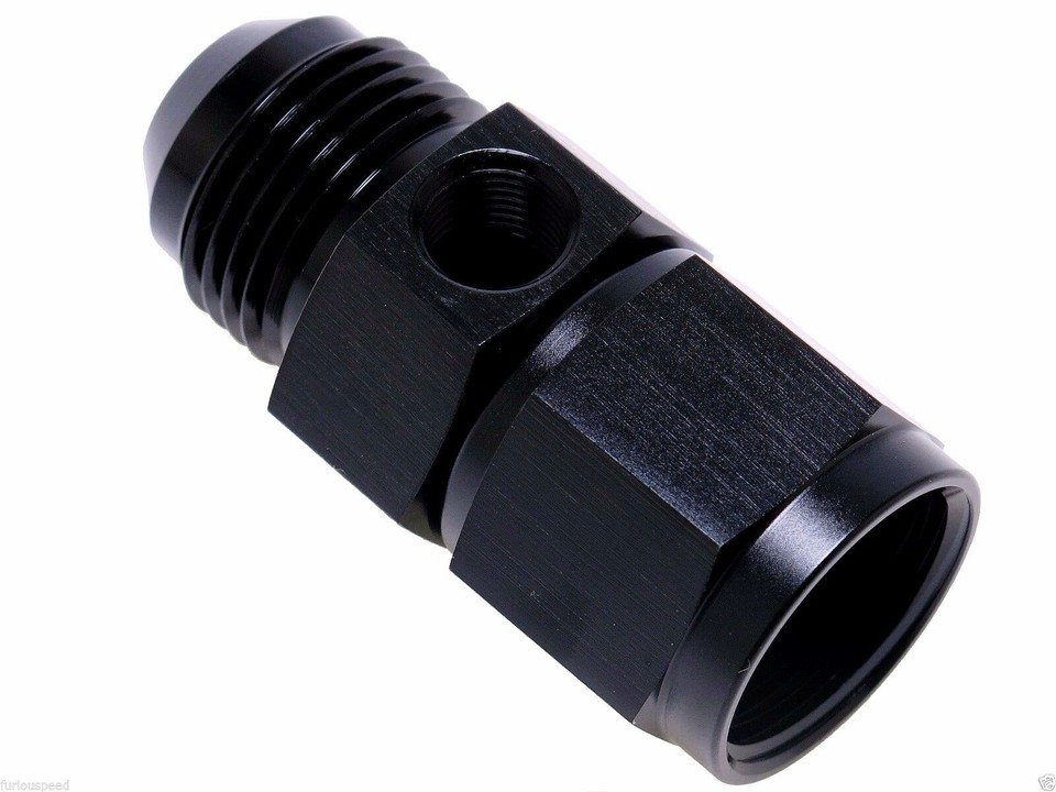 AN -10 Male to Female 1/8 NPT Side Gauge Port Sensor Adapter Take Off ...