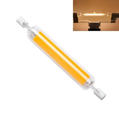 Energy efficient LED R7S Halogen Bulb 20W 118mm Dimmable Glass COB Tube ...