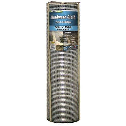 Hardware Cloth 1/4 Inch Mesh 36 Inch X 100 Foot 23 Gauge Galvanized ...
