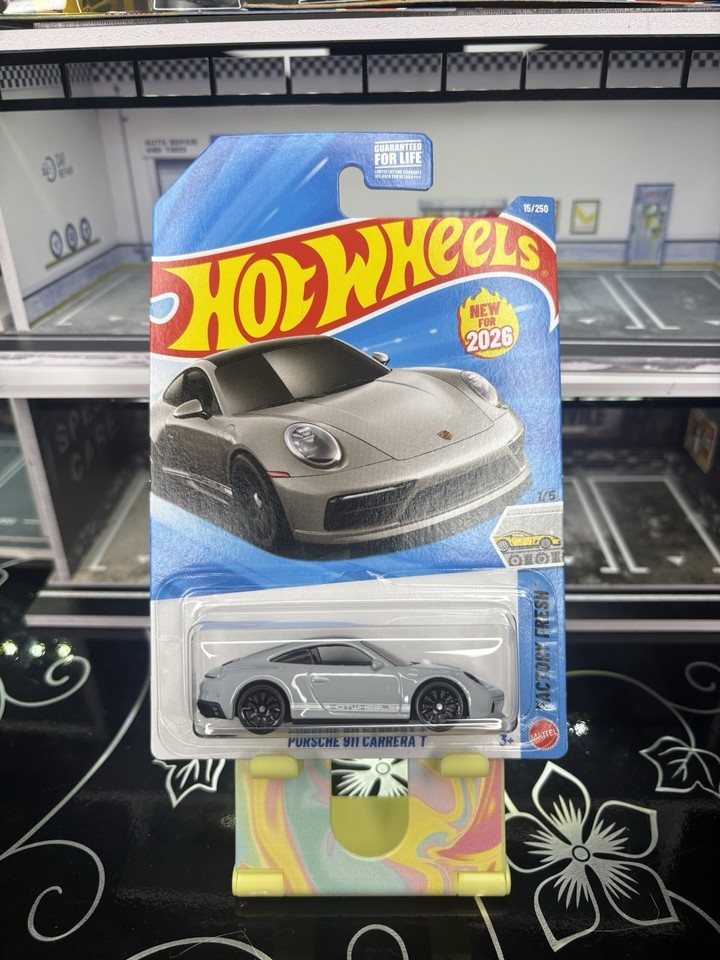 HOT WHEELS Porsche 911 Carrera T Hw Factory Fresh Series 2026🔥 15/250 ...