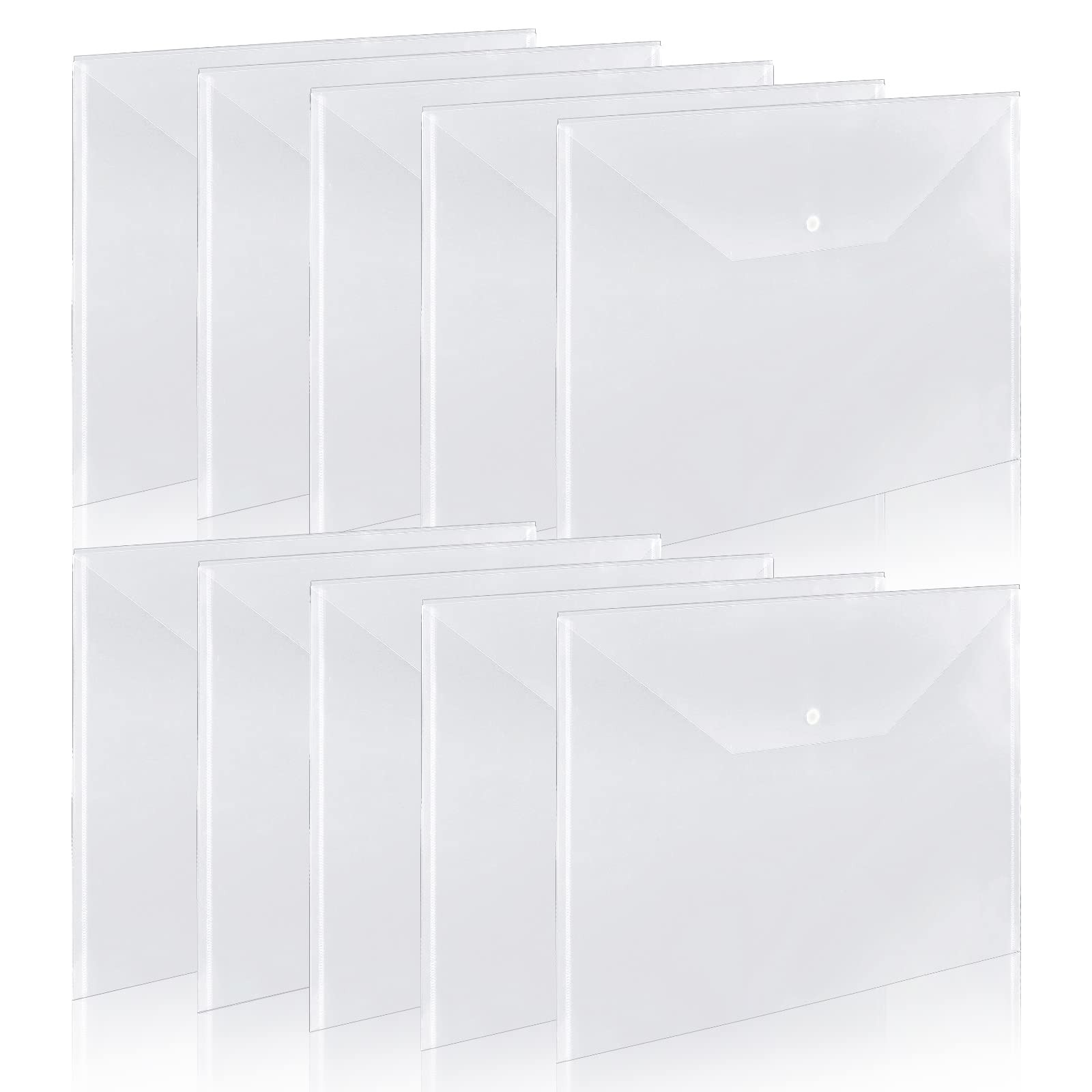 10 Pieces 11x17 inch Tabloid Size Document Folder Organizers with Snap ...
