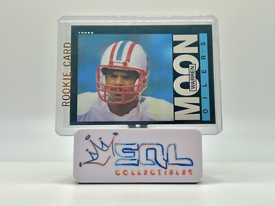 1985 Topps Warren Moon #251 Rookie RC NM+ Houston Oilers HOF | eBay