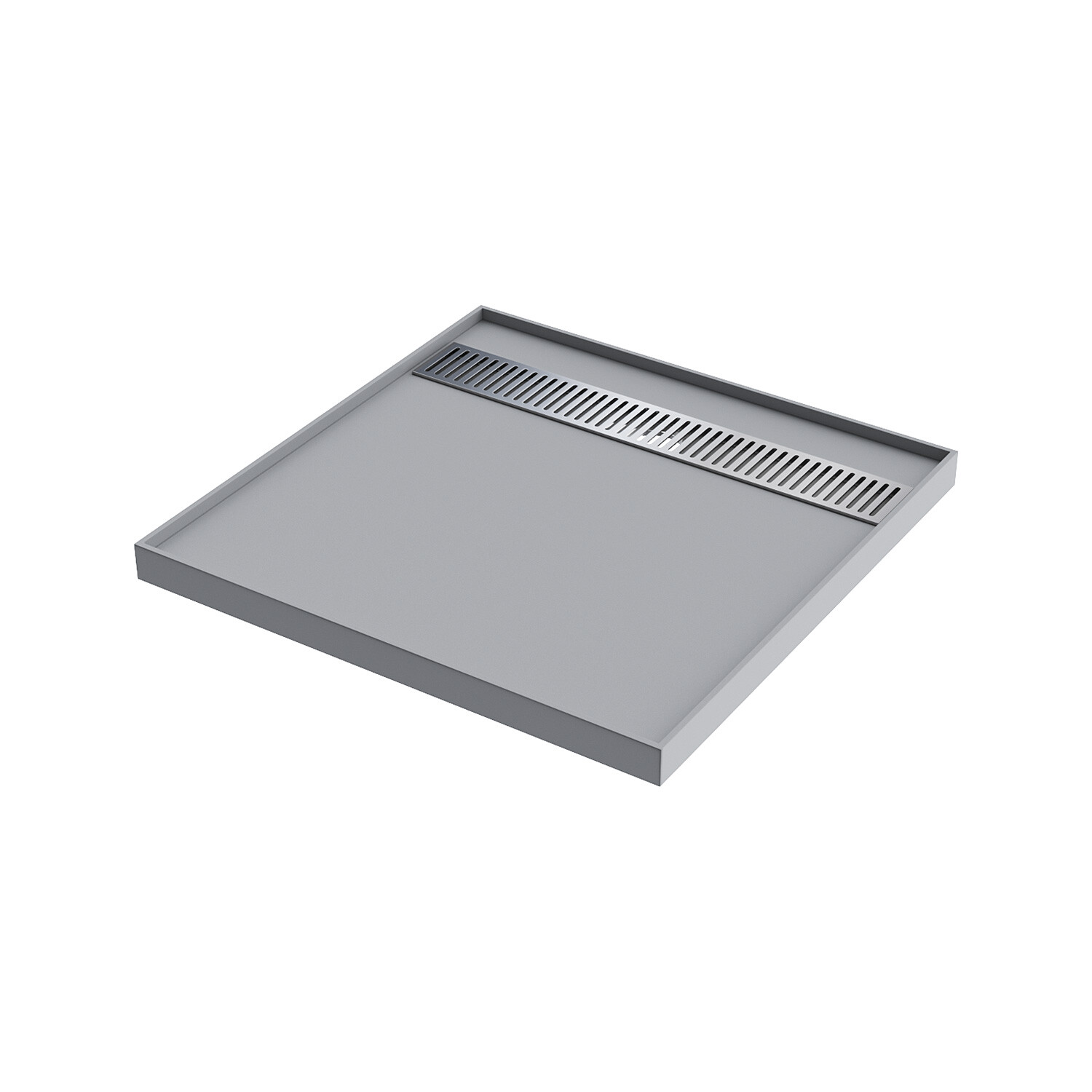 Square Durable Shower Base SMC Tile Grey Bathroom Shower Tray 900x900mm ...