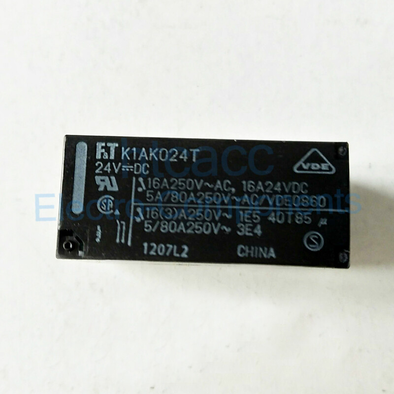 K1AK024T 24VDC Fujitsu Power Relay 16A 6 Pins (Pack of 5) | eBay
