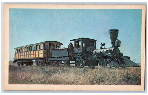 Train Postcard The Pioneer Six Wheeled Locomotive Operate West Of Great ...