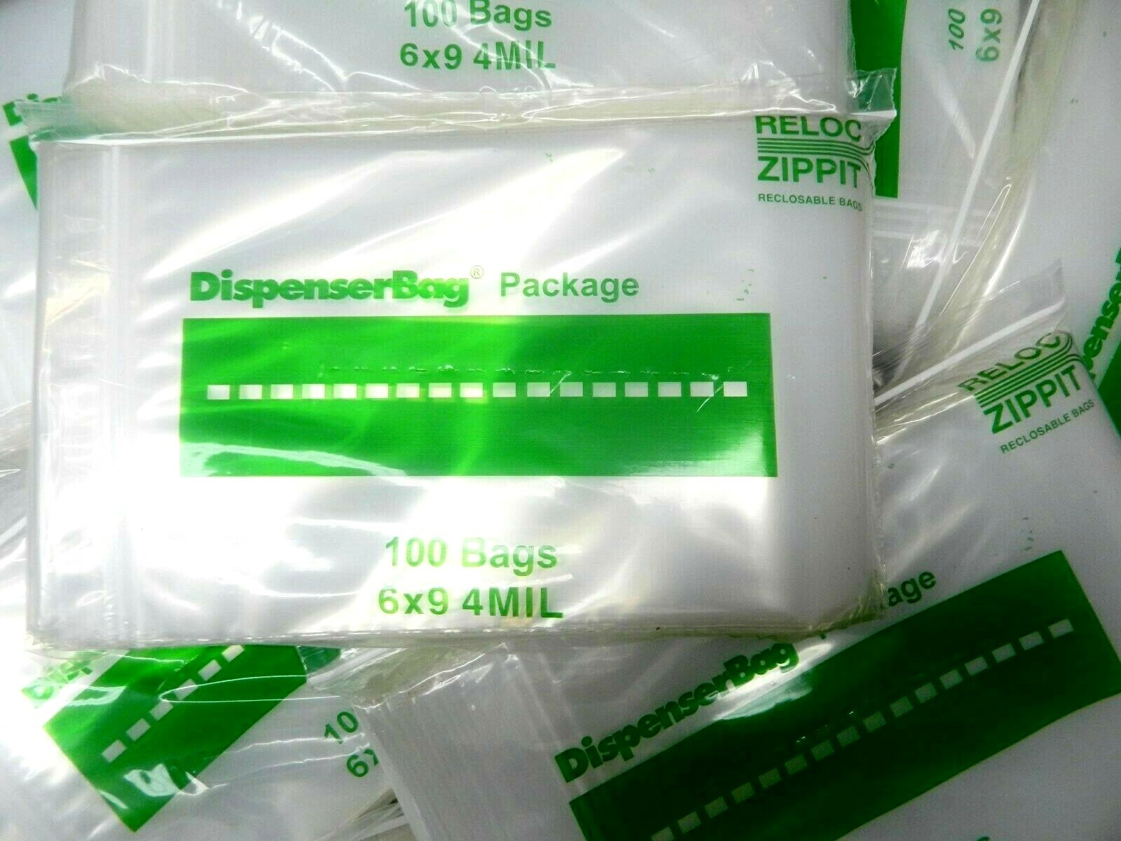 1000 6"x9" Zippit Bags 4 mil Clear Heavy Duty Reloc 4Mil Thick 6x9 Bags ...