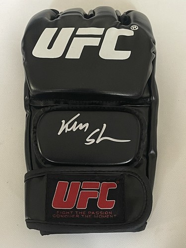 Ken Shamrock Signed UFC Glove Beckett BAS COA Autographed IP a | eBay