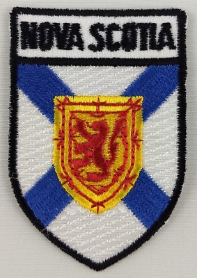 Nova Scotia Province Shield Crest Patch Embroidered Iron On Sew On | eBay