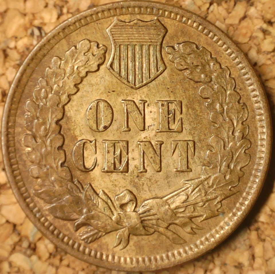 1907 Indian Head Cent - AU+++ DETAILS, SNOW-11, REPUNCHED DATE (J600 ...