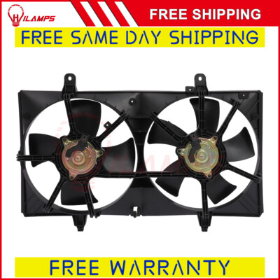 For 02-06 Nissan Altima 04-08 Maxima Radiator Condenser Cooling Fan ...