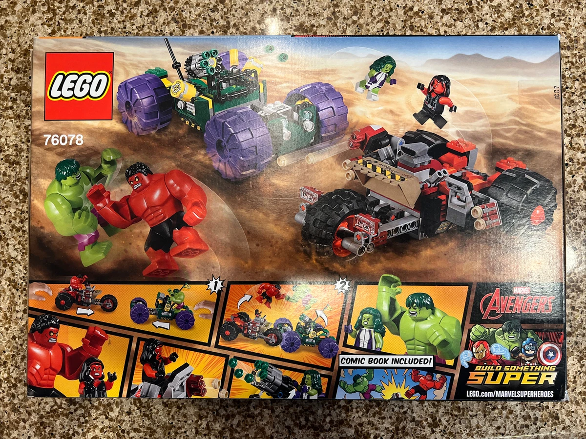 Lego Marvel Red Hulk Set