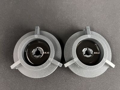 1 Pair Professional 1/4" AKAI NAB Hub Adapters For Reel To Reel Tape ...