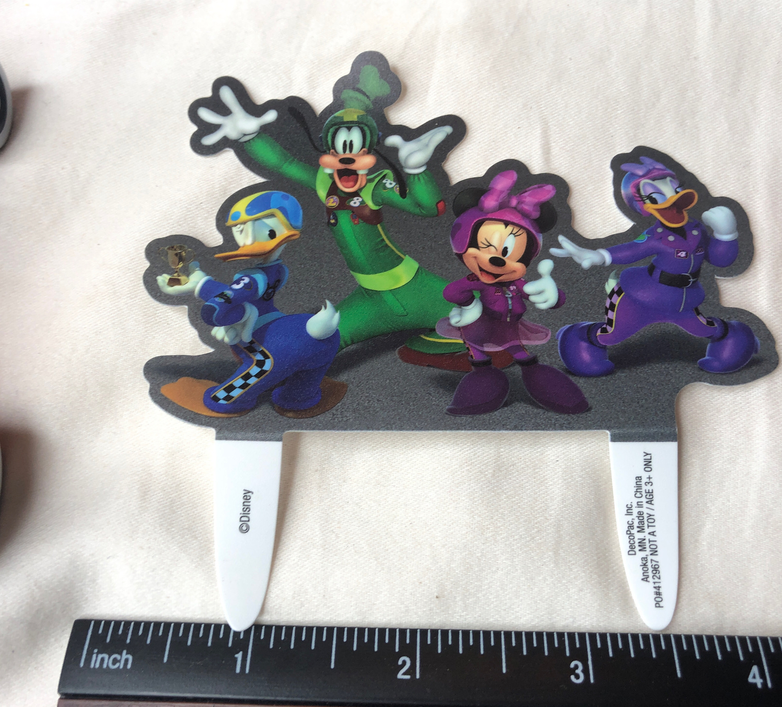 Decopac Mickey Mouse and the Roadster Racers Cake Topper, 2-Piece ...