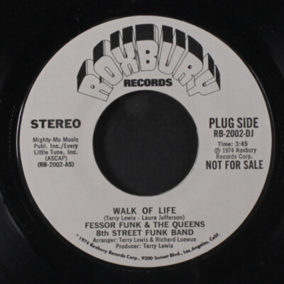 FESSOR FUNK & QUEENS 8TH ST funk BAND: walk of life / mono ROXBURY 7 ...