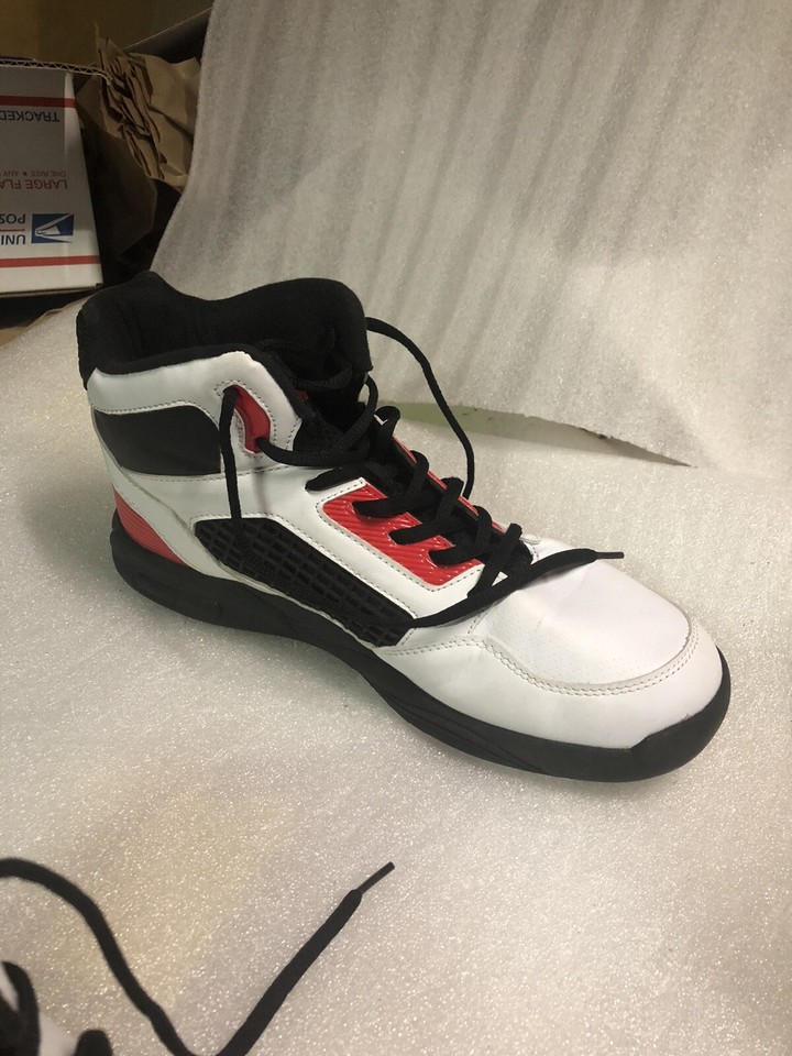 Shaq Bankshot Basketball Shoes White Red Black Men’s Sz 11 Shaquille O ...