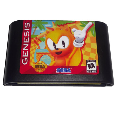 Sonic The Hedgehog Ray In Sonic 1 Sega Genesis Cartridge | eBay