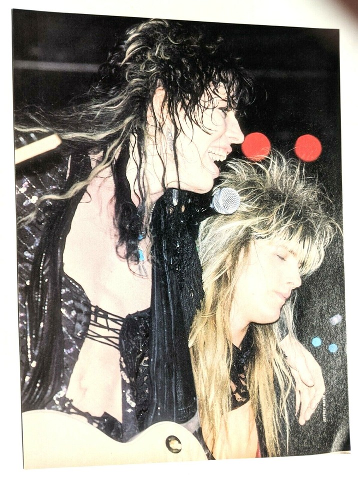 CINDERELLA / TOM KEIFER & ERIC LIVE / MAGAZINE FULL PAGE PINUP POSTER ...