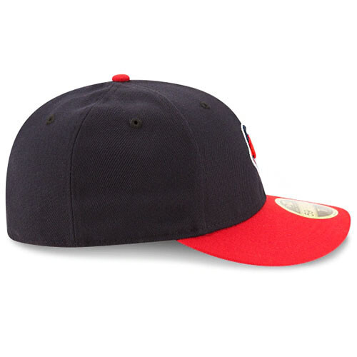 New Era Cleveland Indians Fitted Hat MLB Authentic Home 2 Tone Low ...
