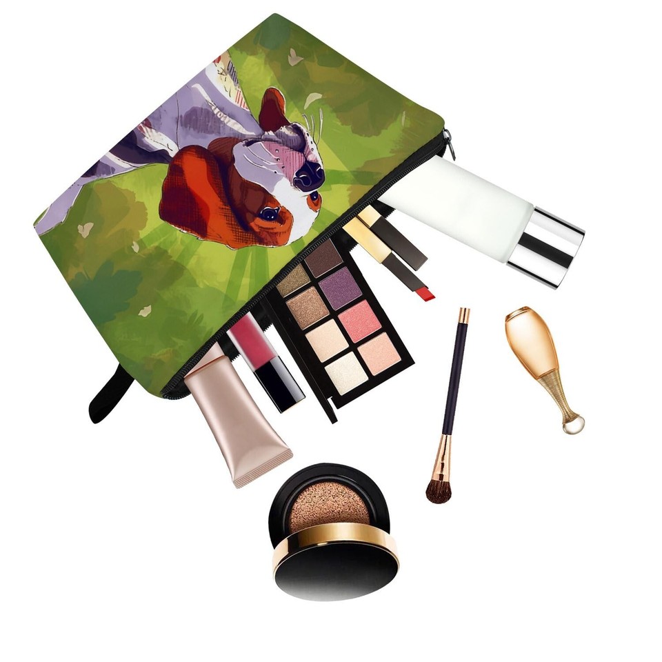 Beagle Gift Beagle Art Print Makeup Bag Accessories Cute Small ...