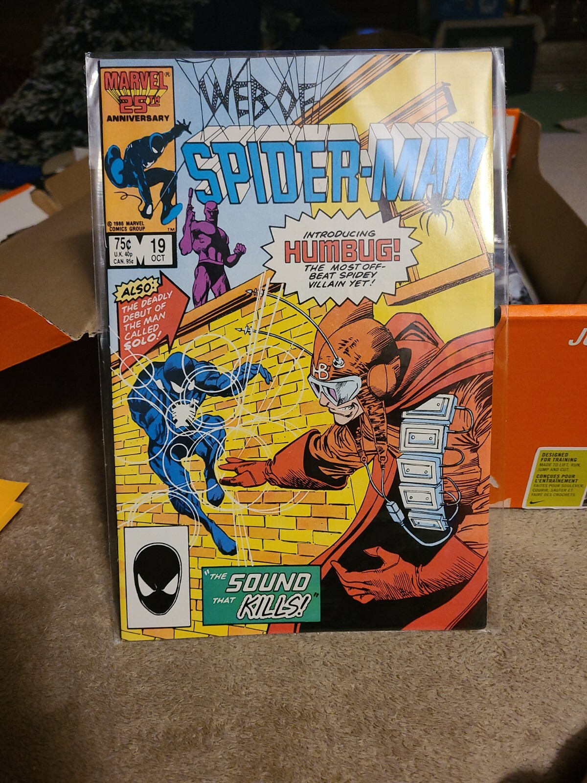 Web of Spider-Man #19 Marvel 1986 The Sound That Kills! 1st appearance ...