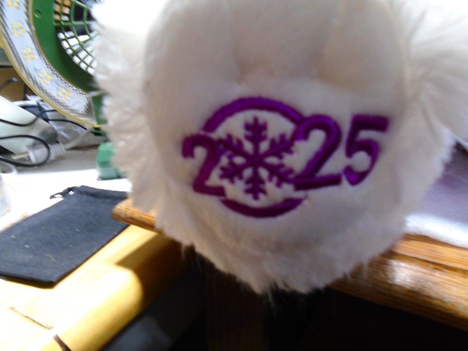 2025 Walmart CHRISTMAS Snowflake TEDDY BEAR White Girl 22 Inches Tall ...