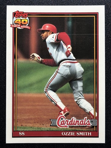 1991 Topps Tiffany #130 Ozzie Smith St. Louis Cardinals | eBay