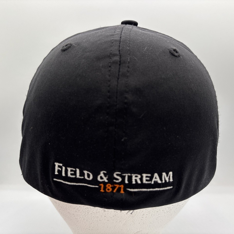 Field & Stream Silicon Fish USA Icon Black Stretch Fitted Hat OSFM | eBay