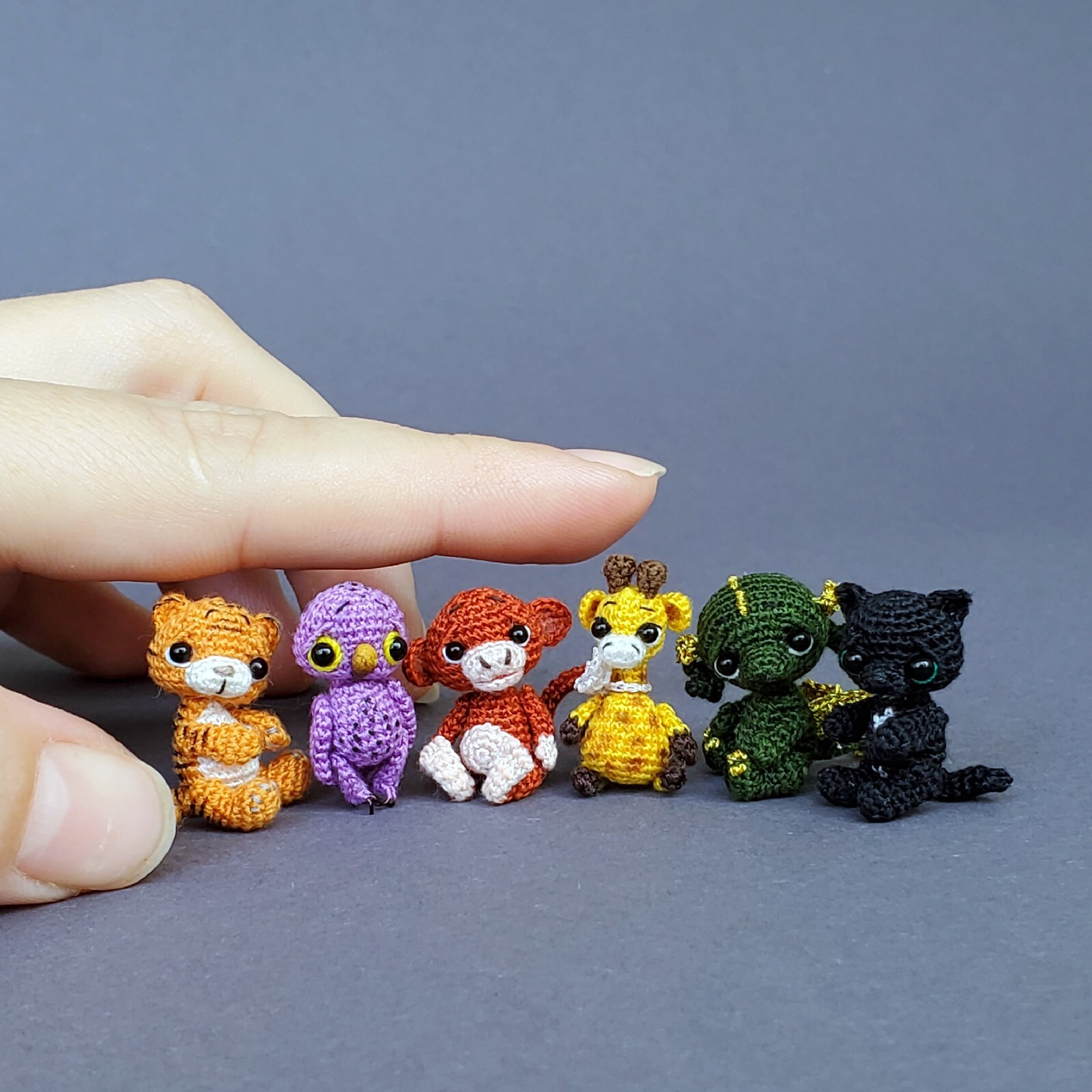 Custom Tiny micro Animal Figurine. Dollhouse miniature. Doll pet ...