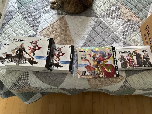 MTG final fantasy 3x bundle, collector booster pack omega box 3x ...