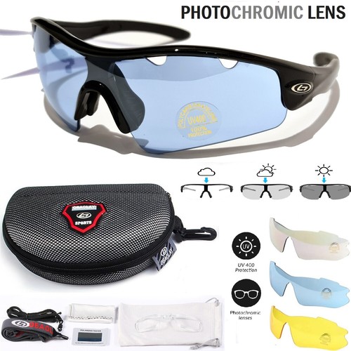 OBAOLAY Cycling Glasses Photochromic Sports Sunglasses Outdoor Men ...