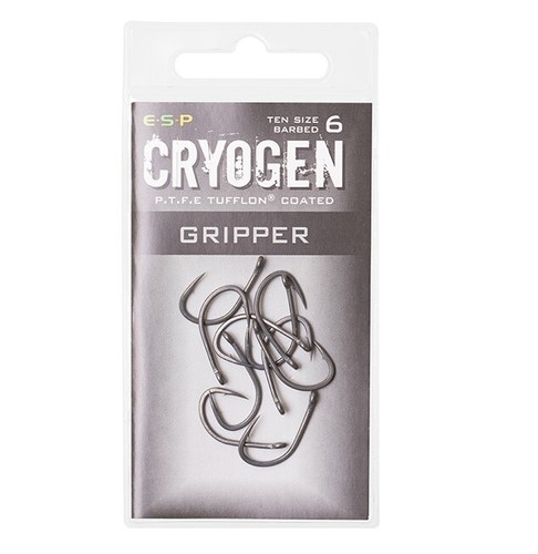 ESP Cryogen GRIPPER Hooks *All Sizes* Barbed & Barbless - Carp Fishing Tackle | eBay UK