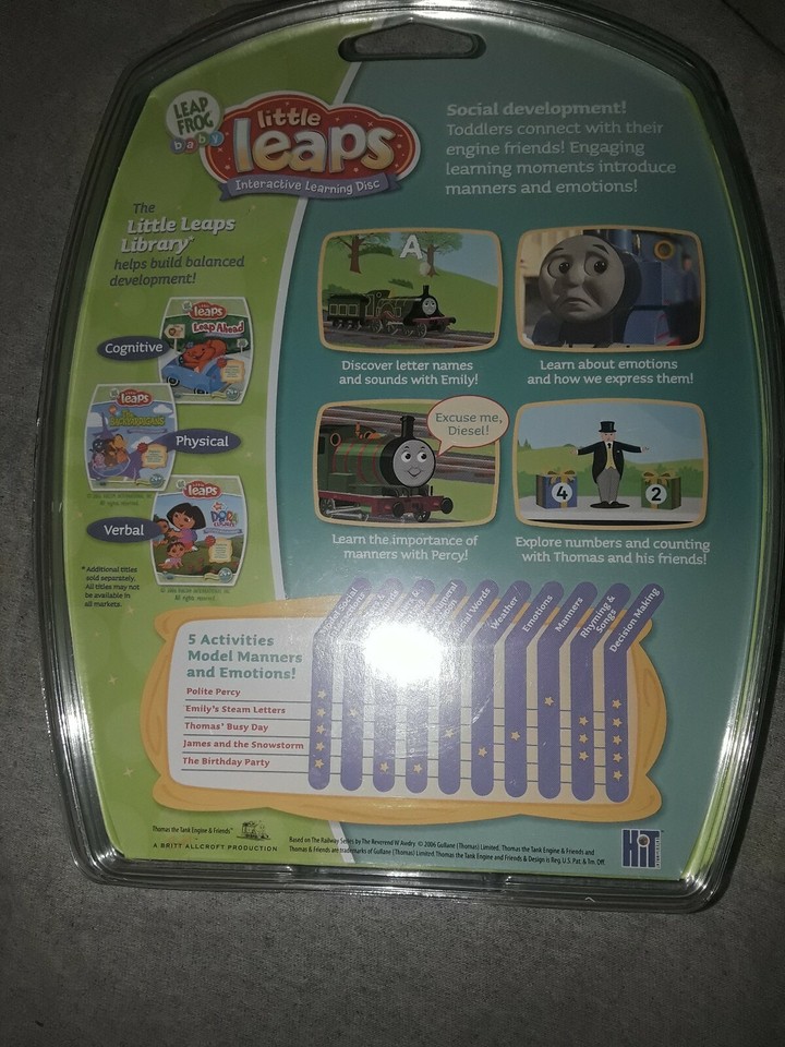 Leap Frog Baby Little Leaps Thomas & Friends Exploring Manners ...