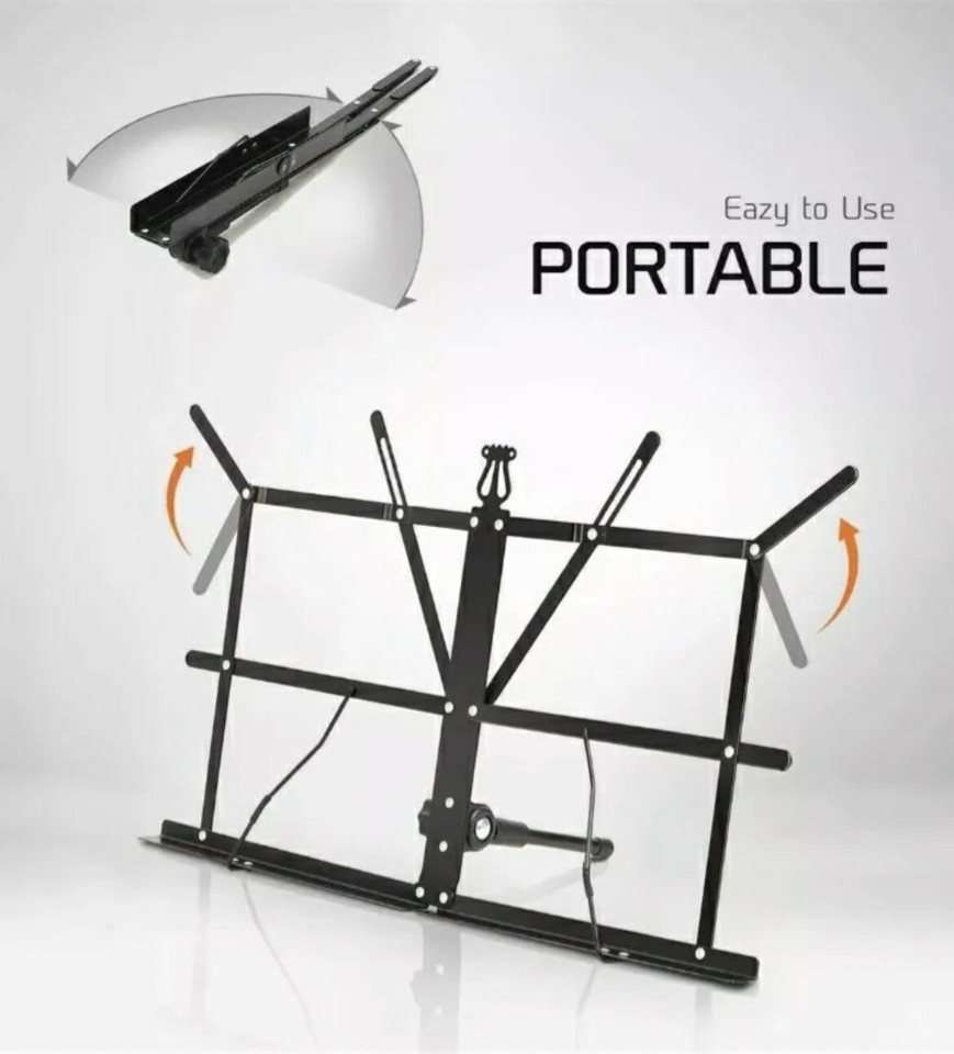 Desktop Music Stand with Carry Bag, Portable Brand Souidmy SMS-002 | eBay