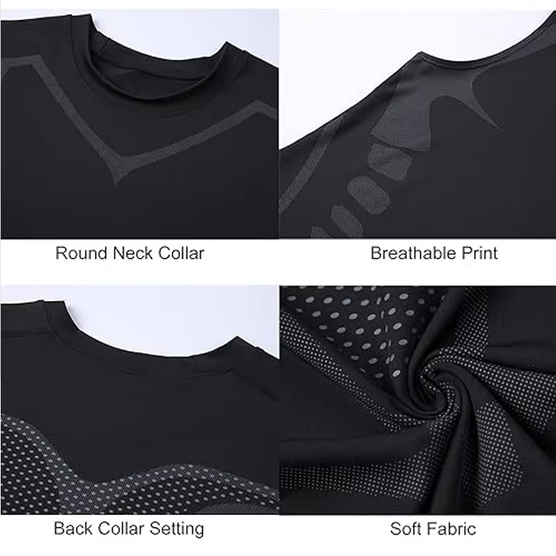 Compression Sleeveless Shirt Men Gym Fitness Basketball Sport Vest ...