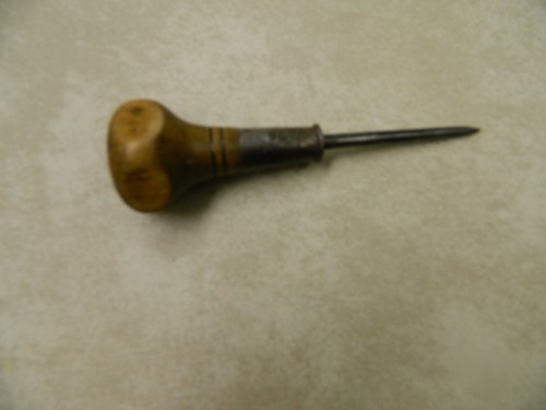 Vintage Stanley Hurwood No. 7A Wood Handle Awl Hole Starter Hand Tool ...
