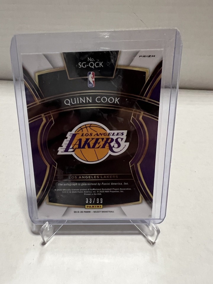 2019-20 Panini Select Quinn Cook Autograph Auto /99 Green | eBay