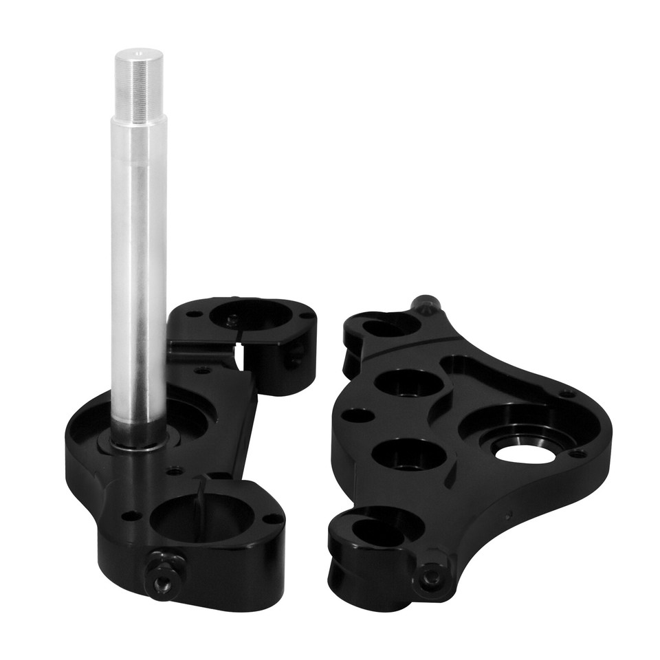 21" 23" Wheel 11 Degree Raked Triple Trees Kit For Harley Electra Road ...