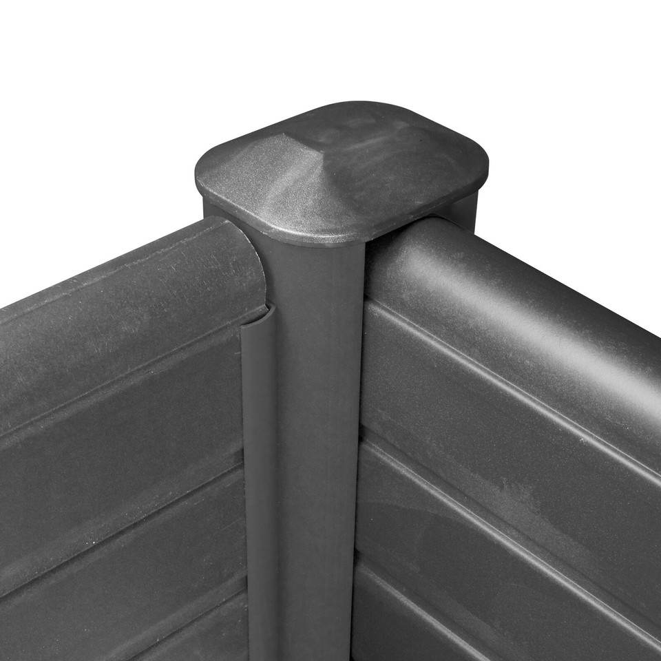 Plastic Fence Panels Composite Fencing Eco Replacement uPVC Garden ...