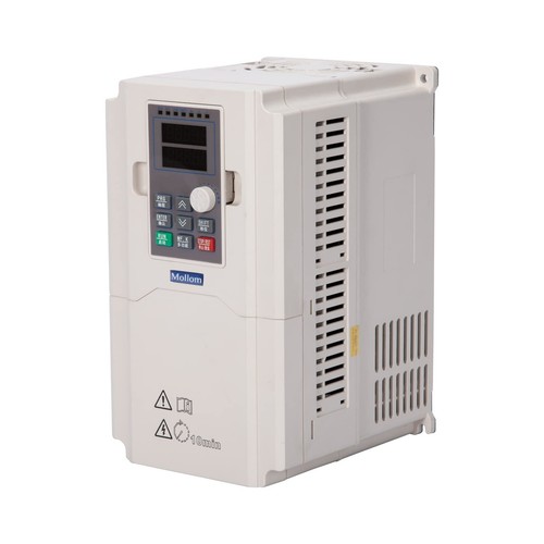 MOLLOM VFD 220V 5.5KW 25A 7.5HP Single or Three Phase Input to 3 Phase ...