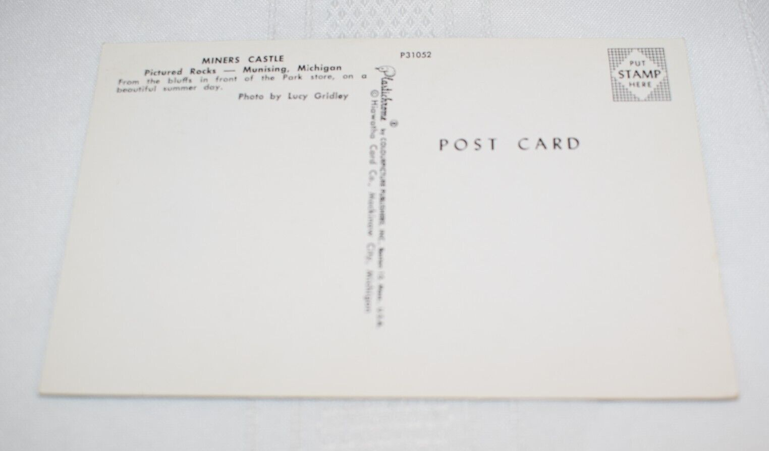 Miners Castle Pictured Rocks Munising Michigan Postcard Photo by Lucy ...