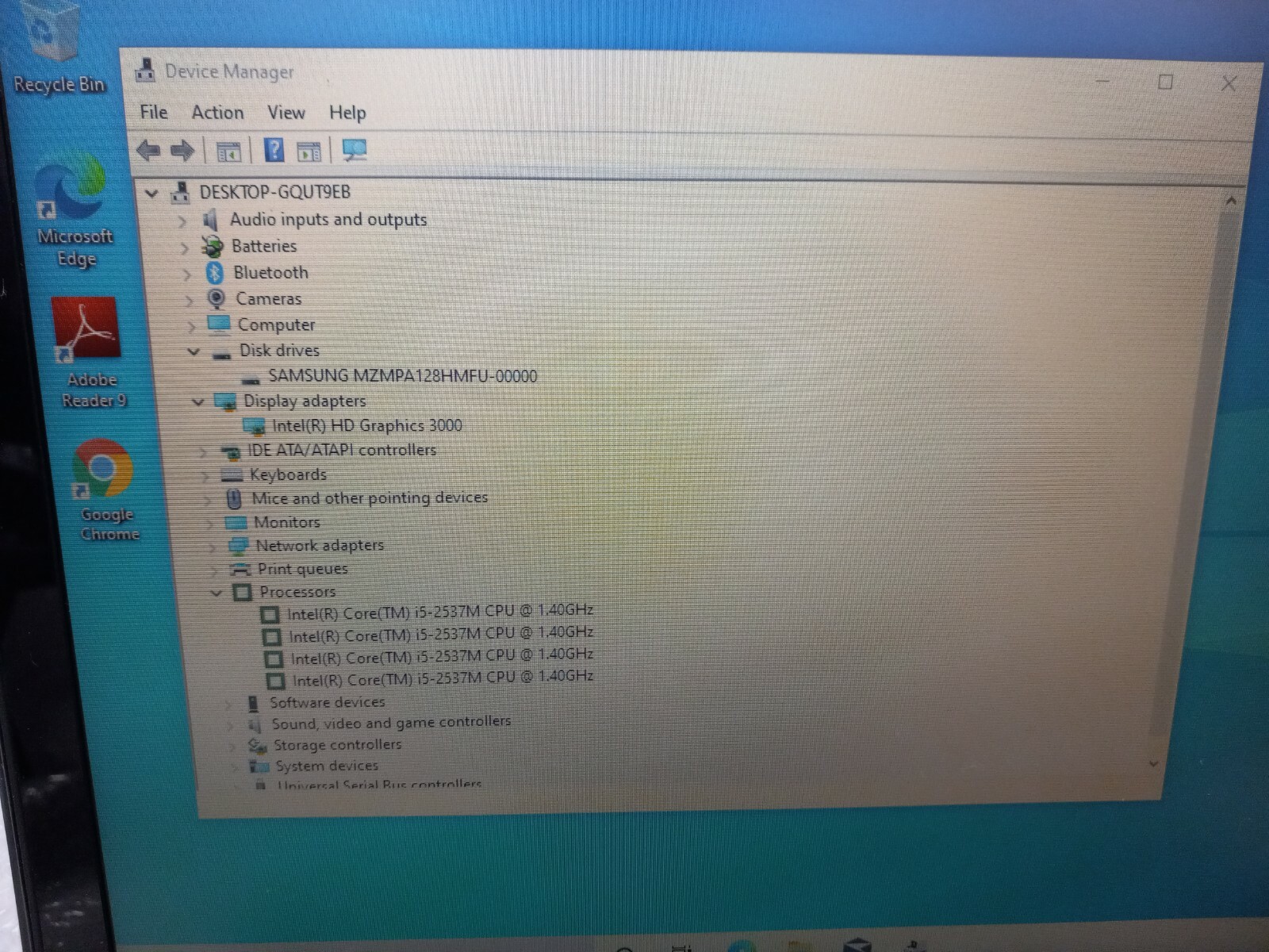 Samsung NP900X3A 14" Intel Core i5-2537M 1.4GHz 4GB 128GB SSD BT Win10 ...