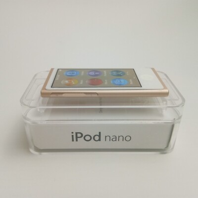 🍎🍎New Apple iPod Nano 7th Generation Gold MP3 Player SEALED-WARRANTY ...