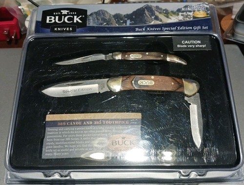 Buck Knife Collector's Set Caneo 385 Toothpick 389 | eBay