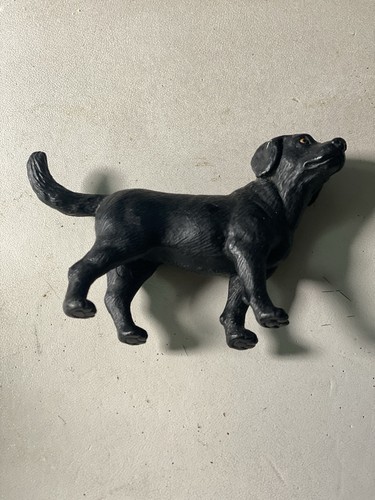Schleich Dog BLACK LAB Labrador Figure 2001 Retired Toy Figurine ...