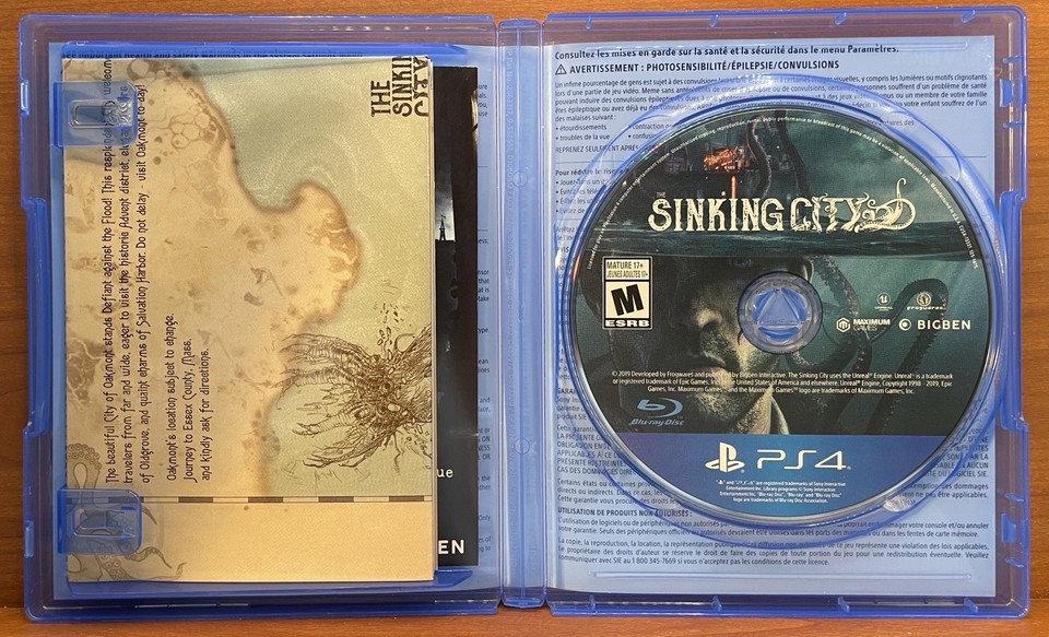 The Sinking City – Day One Edition (PS4) – Complete w/ Map ...