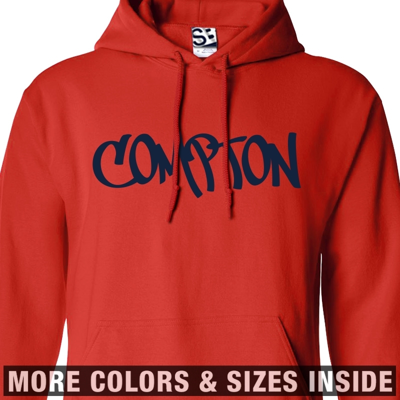 Compton Graff HOODIE | Hooded CPT 424 Graffiti Straight Outta Sweater ...