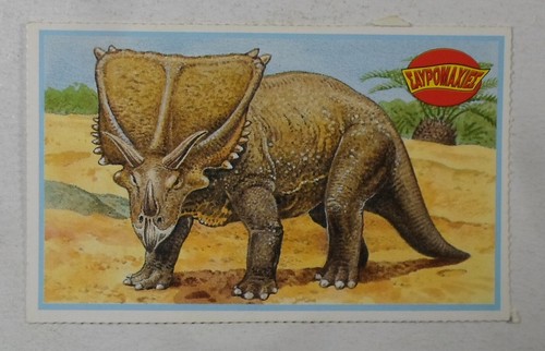 De AGOSTINI HELLAS VTG 1995 DINOSAURS WEEKLY MAGAZINE CARD #51 GREEK ...