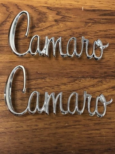 Camaro Fender Emblems 70 71 72 73 74 P.N. 3974594 Original GM NOS parts ...