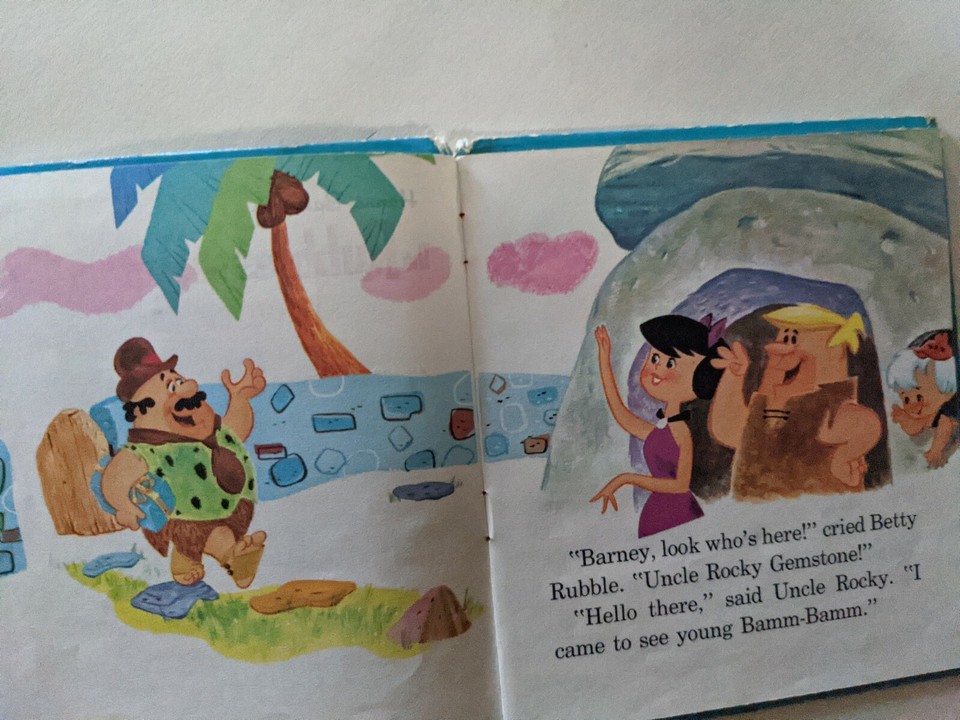 Vintage Book The Rubbles And Bamm Bamm - Problem Present From 1965 | eBay